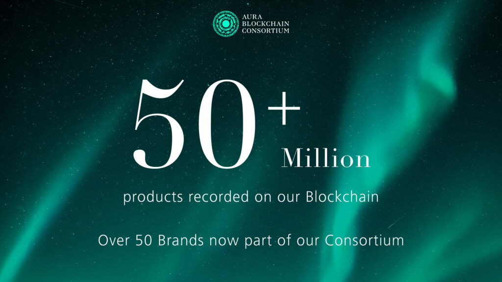50 Million Products - Aura Blockchain Consortium